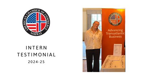 Intern Testimonial Amcham Norway