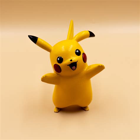 Stl File Pokemon Pikachu・3d Printable Model To Download・cults