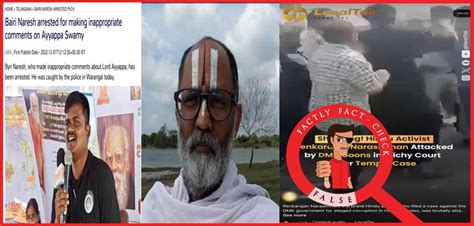 An Unrelated Video From Telangana Shared As Activist Rangarajan Narasimhan Being Thrashed By Dmk