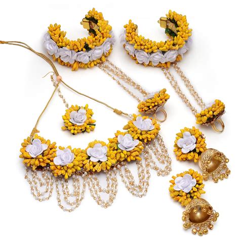 Buy Sa Floral Beautiful Artificial Yellow And White Color Flower