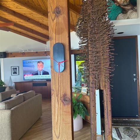 Oblong Clock Medium Modern Wall Clock Choice Of Color Etsy