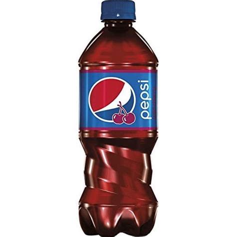 Pepsi Wild Cherry 20 Oz Bottles Pack Of 24 With Bold Cherry Flavor
