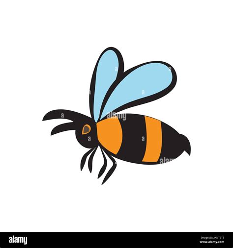 Isolated Bee Icon Logo Vector Illustration Stock Vector Image And Art