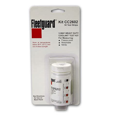 Coolant Test Strips Cc2602 B Supply