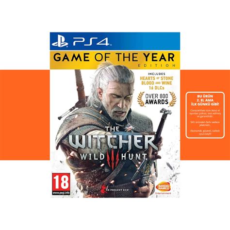 The Wİtcher 3 Game Of The Year Edİtİon The Wİtcher 3 Ps4 Oyun