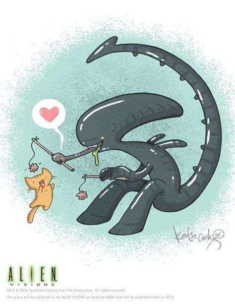 Explore The World Of Cute Xenomorph Art For Your Sci Fi Art Fix