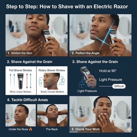 How To Shave With An Electric Razor Close And Smooth