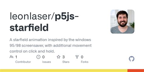 Github Leonlaserp5js Starfield A Starfield Animation Inspired By