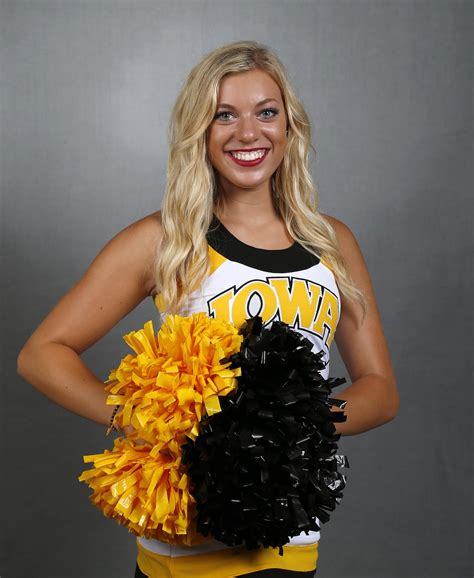 Jenna Printy Spirit 2016 17 Iowa Hawkeyes Athletics Official