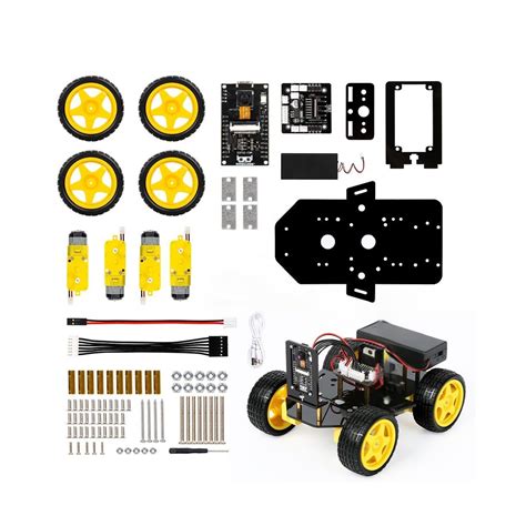 Makerlab Esp32 Cam 4wd Smart Robot Car Kit Makerlab Electronics
