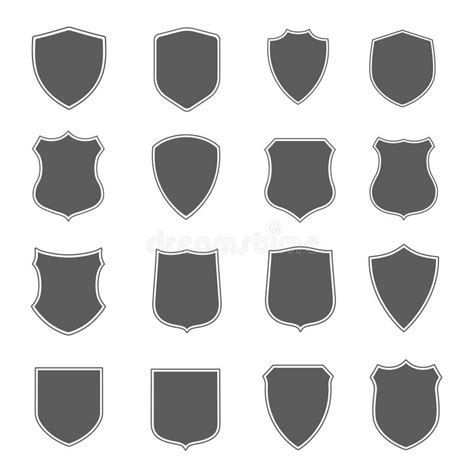 Security Black Label Set Vector Stock Vector Illustration Of Medal