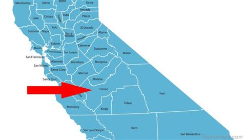 Fresno Map Fresno Guide