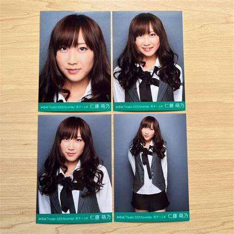Yahooオークション Akb48 仁藤萌乃 生写真 Theater 2009 新チームk