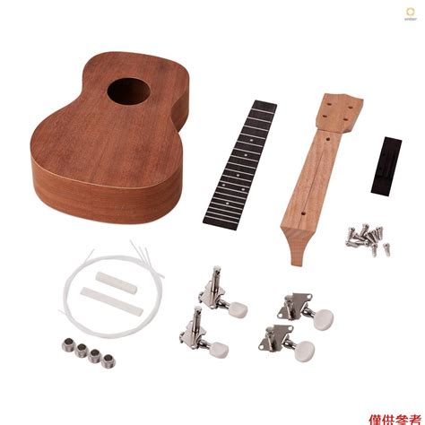 23 Inch Unfinished Diy Ukulele Kit Ukelele Plywood Body Okoume Solid