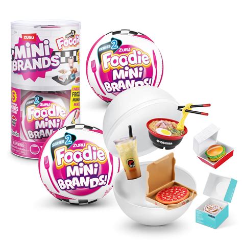 Mini Brandsfoodie Series 2 2 Pack By Zuru Real Miniature Desertcart Egypt