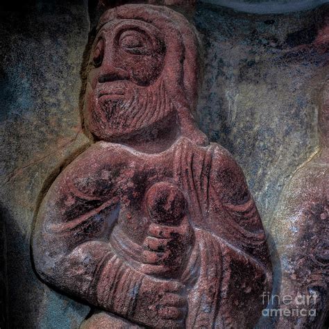 Apostle Of Jesus Sculpted In Spanish Stone In 1190 Ad Photograph By