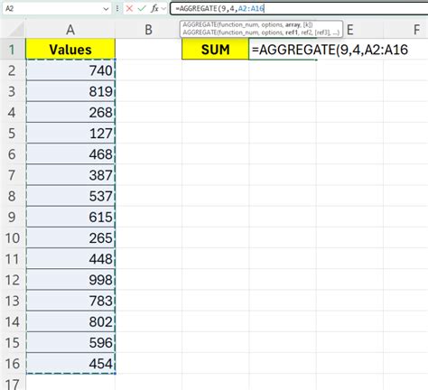 How To Use The Aggregate Function In Excel Sheetaki