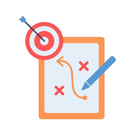Premium Vector Strategic Plan Icon