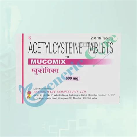 Nac 600 Mg Acetylcysteine Generic Cure
