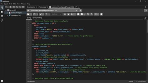 Sql Postgresql Cohortanalysis Dataanalytics Customerretention Businessintelligence