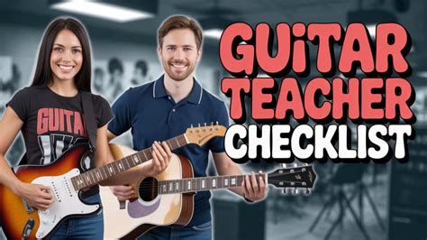 How To Choose The Right Guitar Teacher Near You — Checklist Question