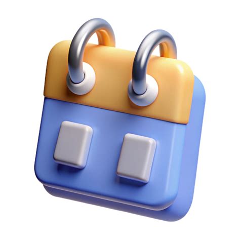 Tranquil Radiant A Single Stylized Calendar Icon No Background With