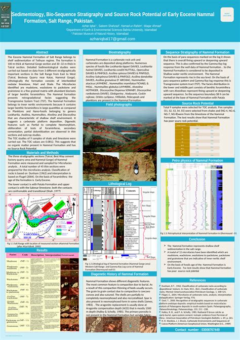 Pdf Sedimentology Bio Sequence Stratigraphy And Source Rock Potential Of Early Eocene N Ammal