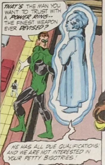 [comic Excerpt] Hal Jordan Being Kinda Racist Green Lantern 87 R