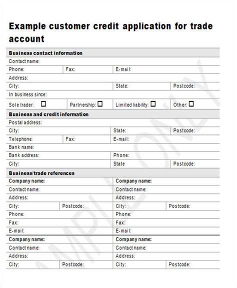 Customer Application Form Template You Might Register New Patients Give Discounts To Customers