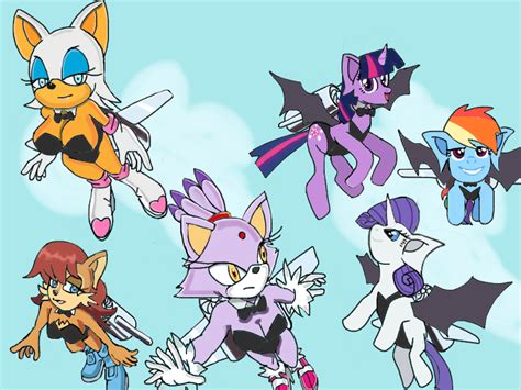 Mlp X Sonic As Mobian Bats By Nglazytime On Deviantart
