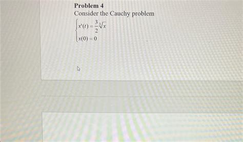 Solved Problem 3 Find The Solution Of The Second Order