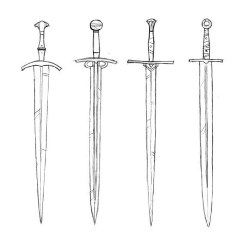 Меч карандаш Меч Рисовать Тату для парня