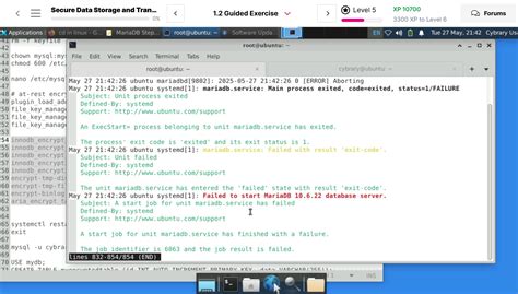 Secure Data Storage And Transmission Labs1 Error Security Engineer