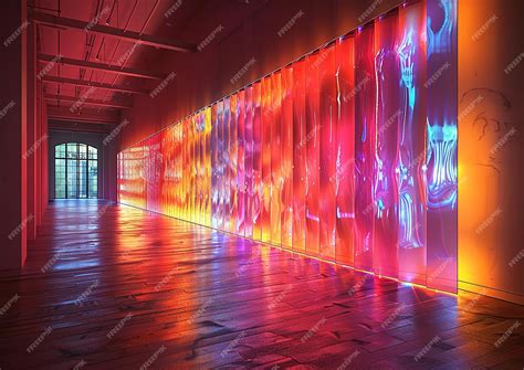 Premium Photo Programmable Led Light Sculpture Concept