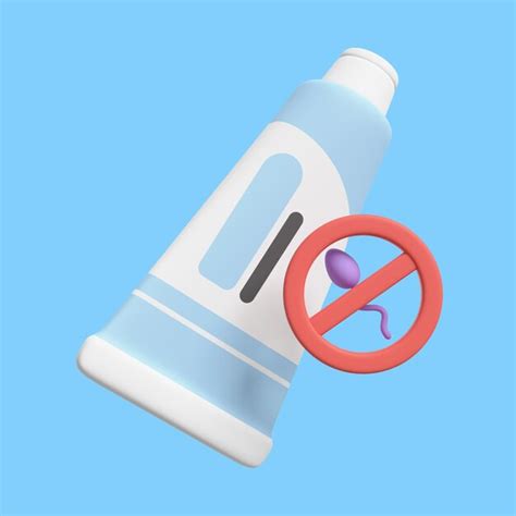 Free Psd 3d Icon For Sex Education With Cream Tube And Sperm