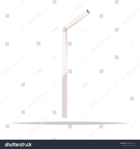 Plastic Straw Vector Isolated Illustration Stock Vector Royalty Free 1985532545 Shutterstock