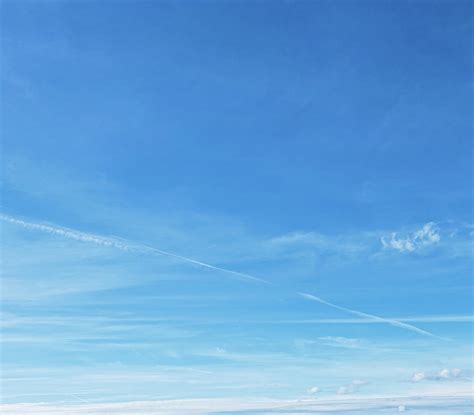 Bright Blue Sky With Clouds Nature And Environment 16 Photograph By