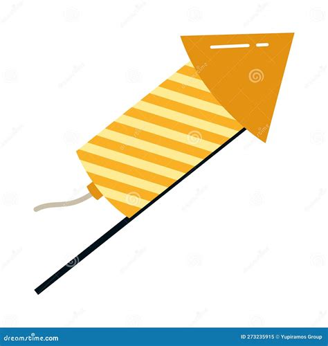 Rocket Firework Icon Stock Vector Illustration Of Festival 273235915