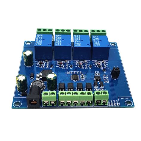Modbus Rtu 4 Way Relay Module 7 24v Relay Module Switch Rs485ttl Input And Output With Anti