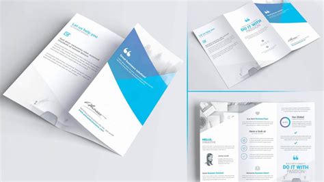 Free Free Trifold Brochure Mockup Psd A4 Three Fold Flyer Mockup Set