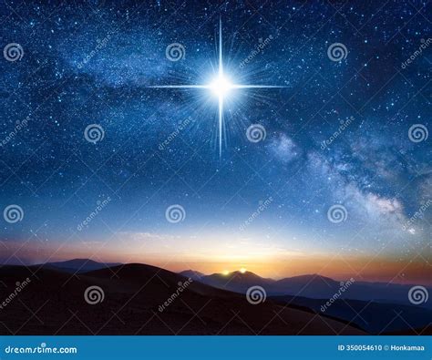 Christmas Star Of The Nativity Of Bethlehem Stock Illustration