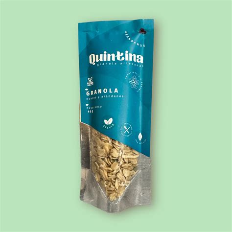 Quintina Granola Artesanal Snack Arandanos Y Vainilla X 40gr