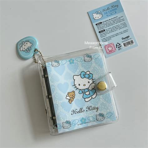 Hello Kitty Binder Diary Angel Retro Sanrio Korea 2022 Blue สมุดสันห่วงคิตตี้ ไดอารี่คิตตี้