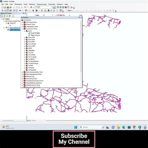 how to convert excel to table in arcgis 10 8 qgis3 gis map arcmap