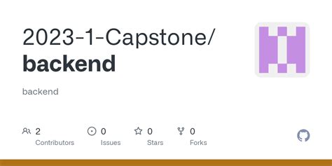 Github 2023 1 Capstonebackend Backend