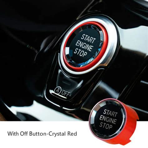 Car Engine Start Stop Switch Button Stickers For Bmw X1 X3 X4 X5 X6 F15