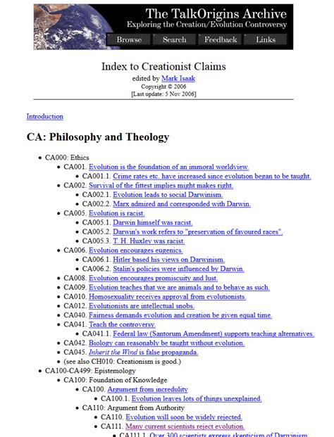 Debunking Creationist Claims