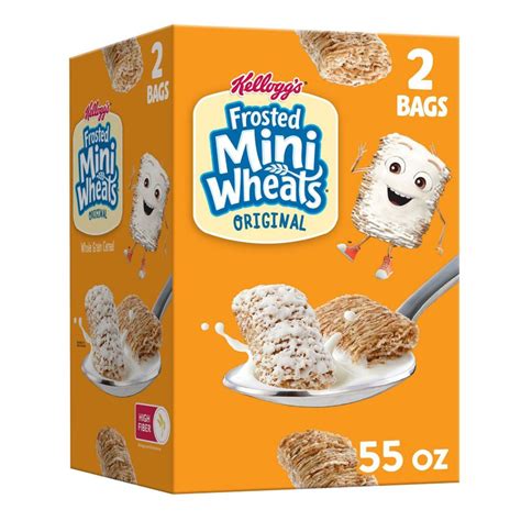 Kelloggs Frosted Mini Wheats Original Cereal 55 Oz