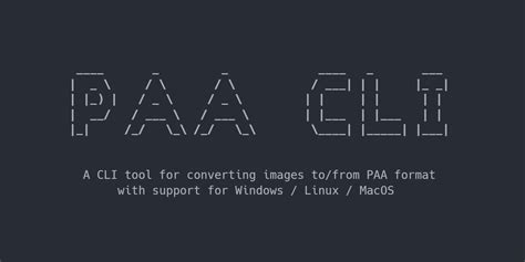 github adamkearn paa cli a cli tool for converting images to from