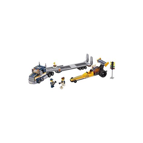 Lego 60151 City Great Vehicles Dragster Transporter Building Toy